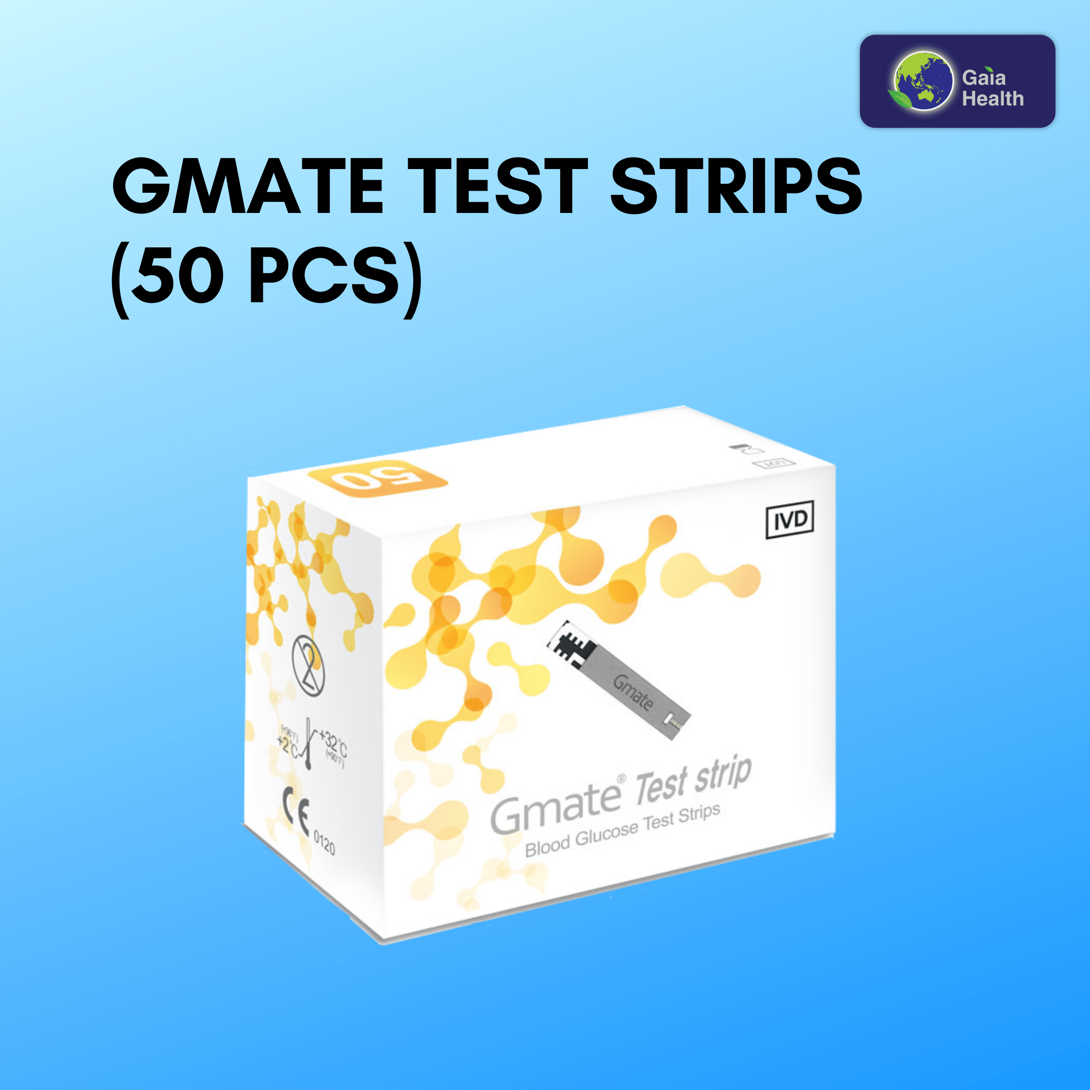 Gmate Test Strips (50 pcs) | Gaia Science Malaysia